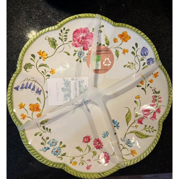 Shabby Chic Collection | Dining | Shabby Chic Melamine Pastel Floral ...